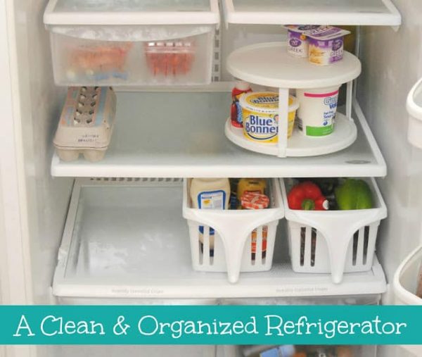 My Clean and Organized Refrigerator - Kara Creates