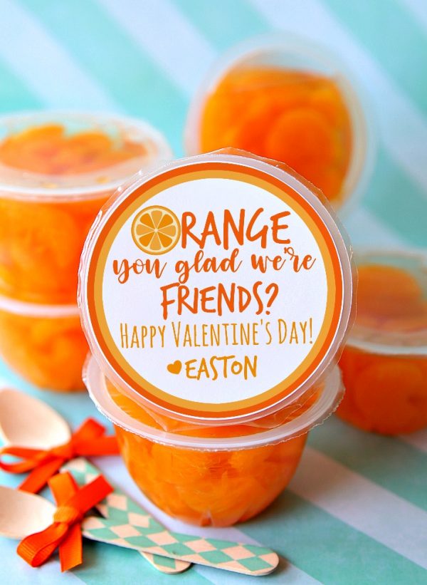 Orange You Glad We're Friends? {Valentine's Day Printable}