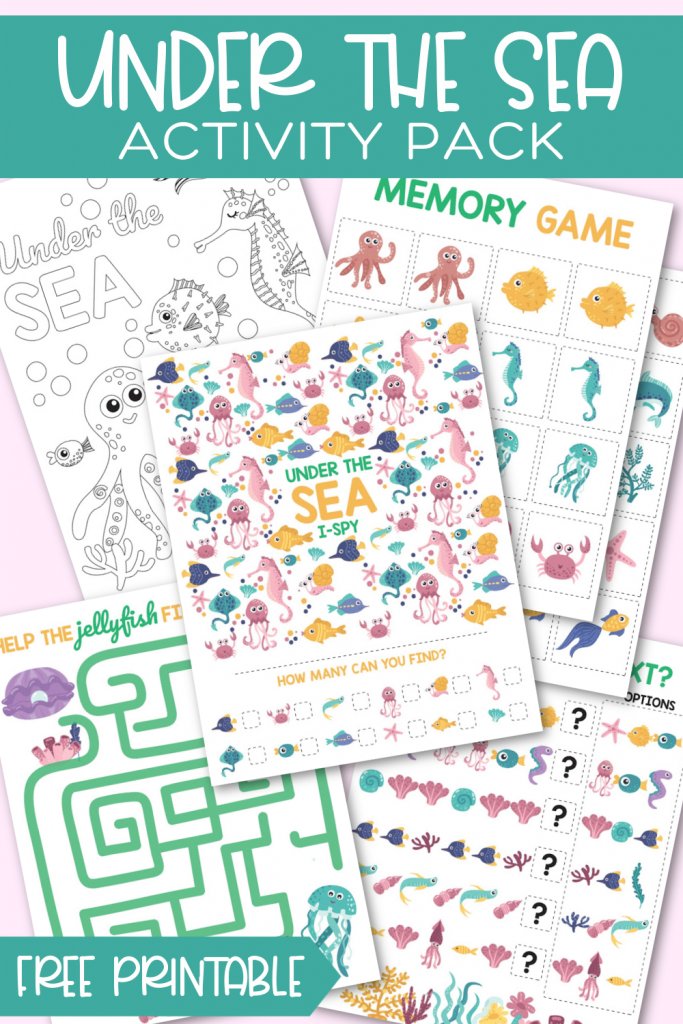 Under the Sea Activity Pack - Free Printable - Kara Creates