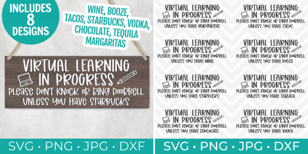E-Learning In Progress SVG Collection - Kara Creates