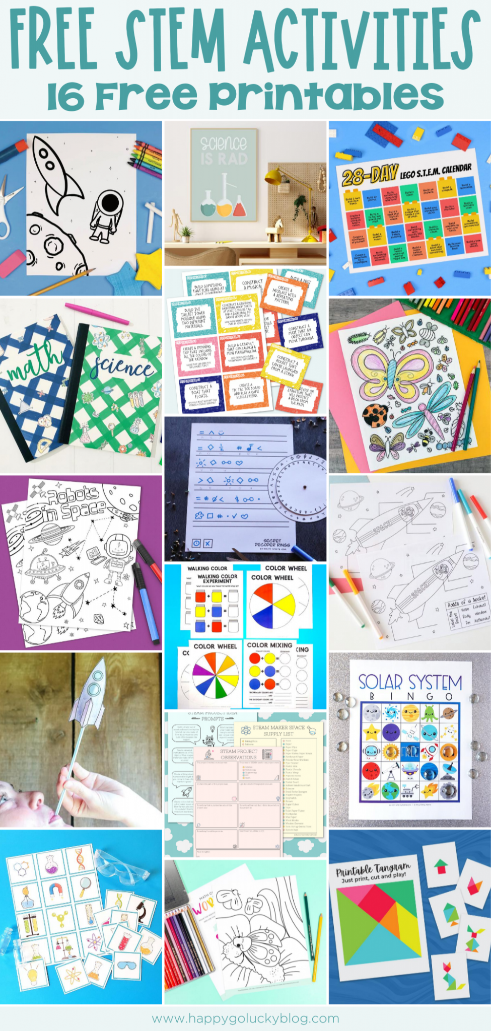 STEM Challenge Cards - Free Printable - Kara Creates
