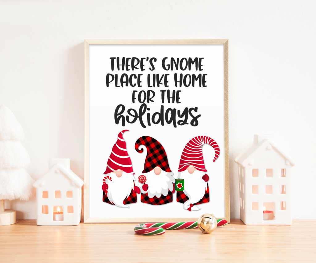 Free Gnome Holiday Printable Collection - Kara Creates