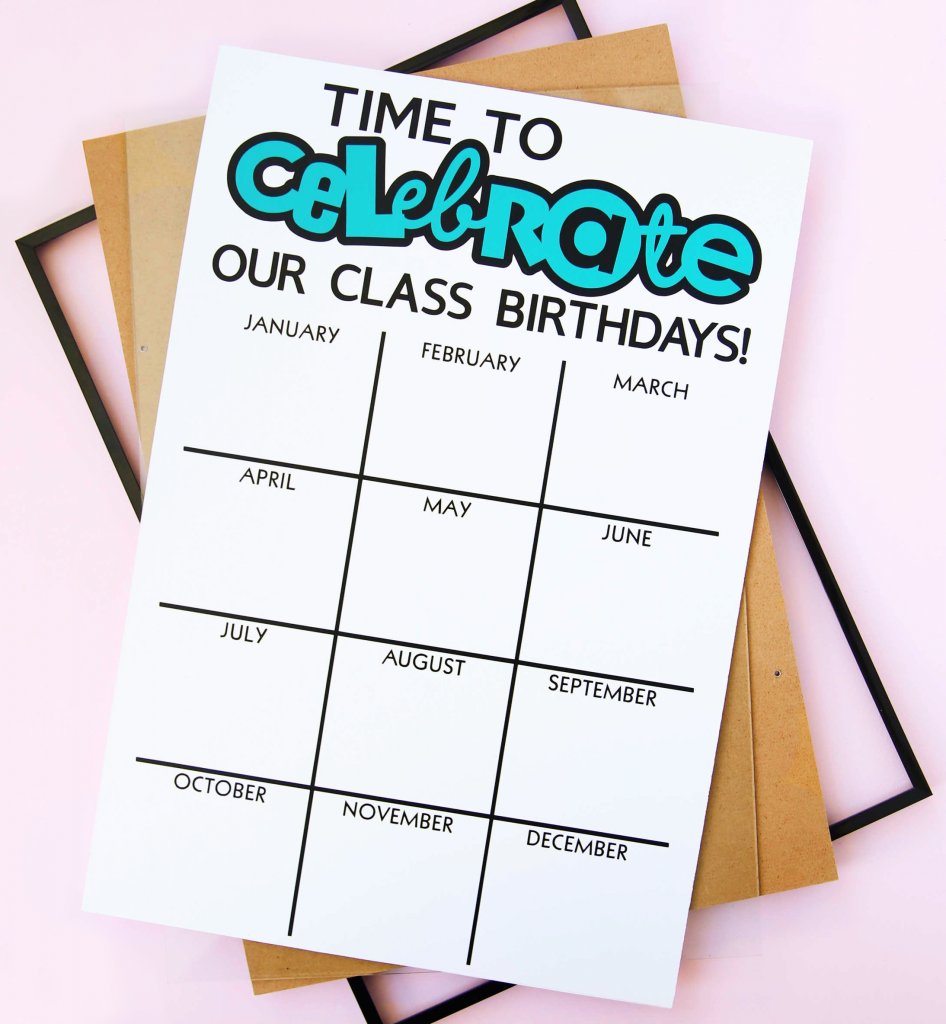 Classroom Birthday Board - Kara Creates