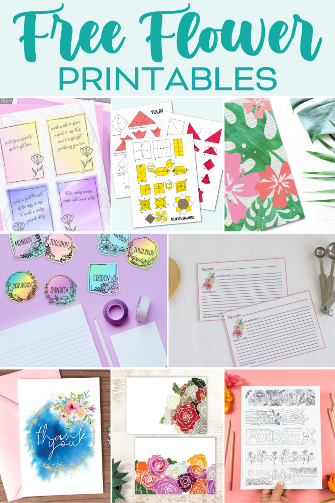 Free Origami Flowers with Instructions and Diagrams - Kara Creates