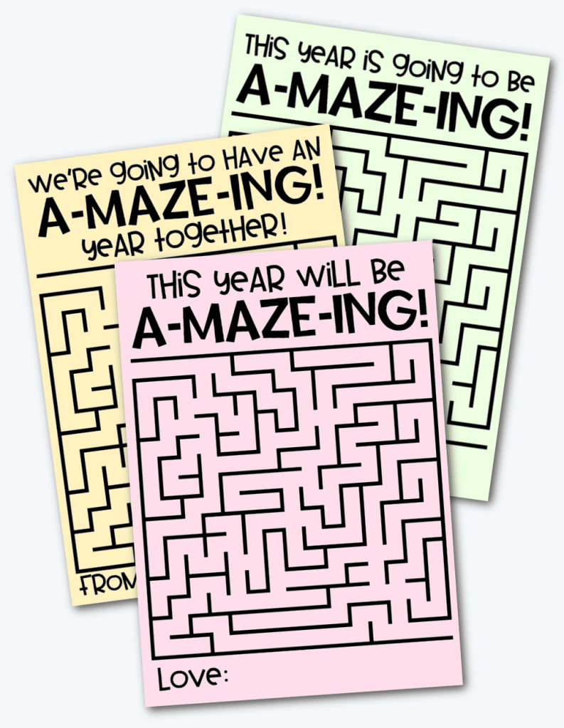 Back to School Mazes - Kara Creates