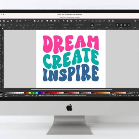 How to Create a Wavy Text Effect in Inkscape - Kara Creates