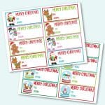 Printable Christmas Gift Labels - Kara Creates
