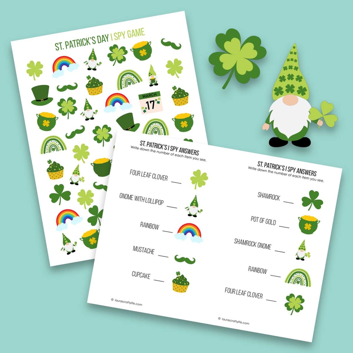St. Patrick's Day Four in a Row - Kara Creates