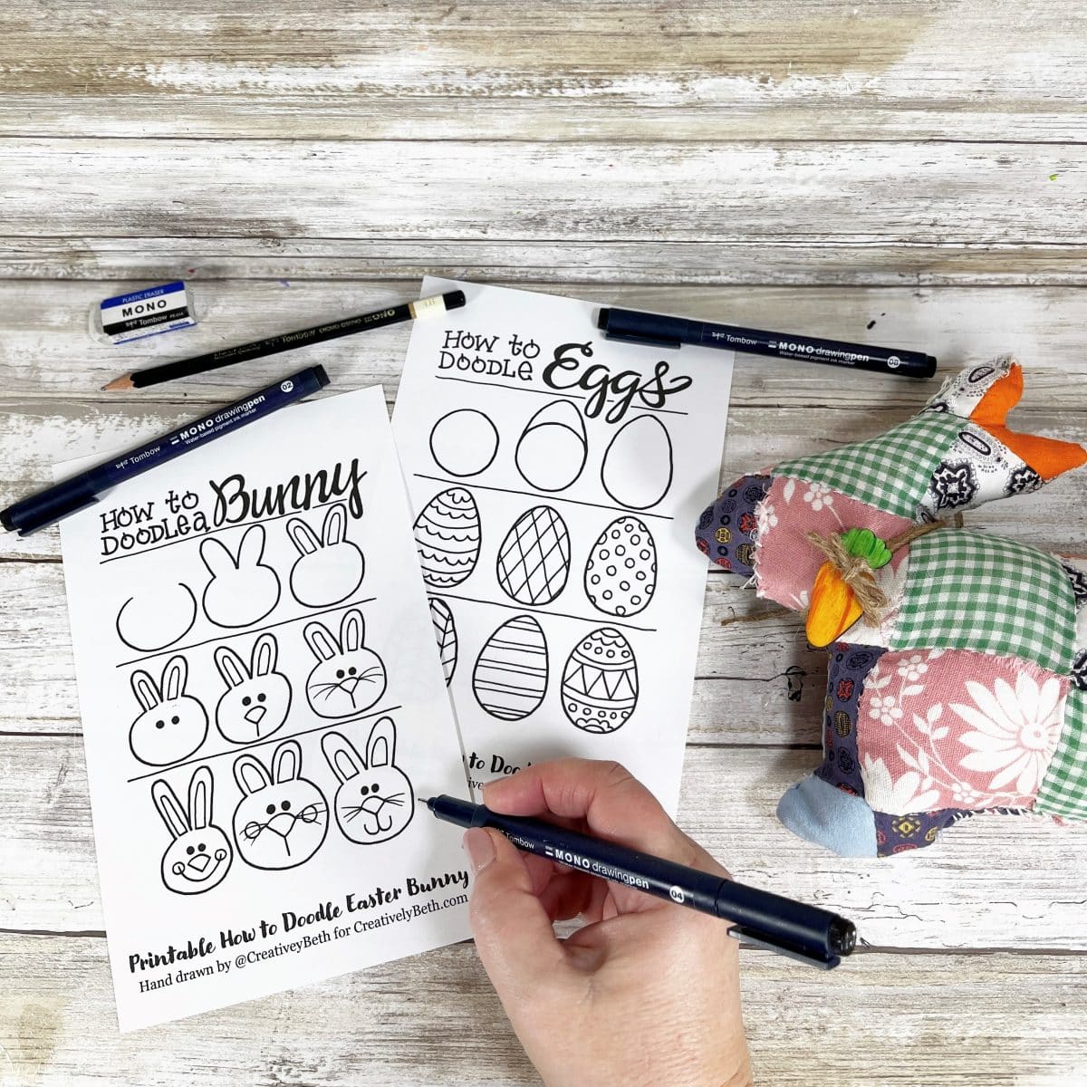 Treats for the Easter Bunny Placemat - Kara Creates