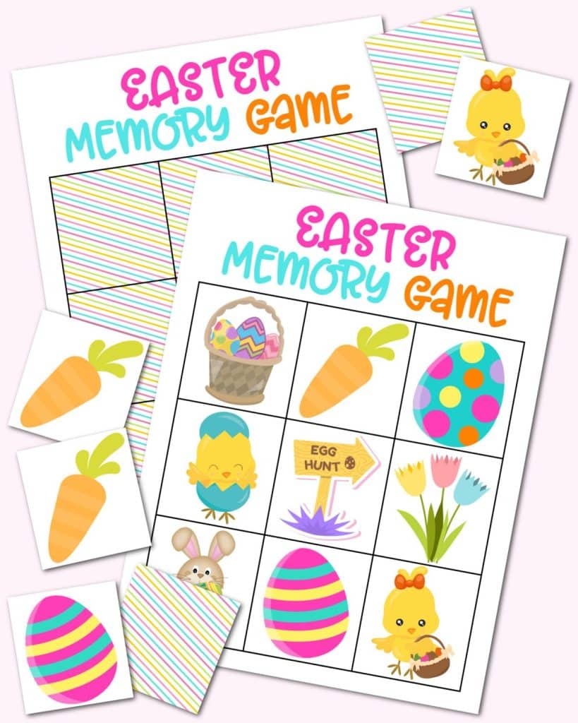 Free Printable Easter Matching Game for Kids - Kara Creates