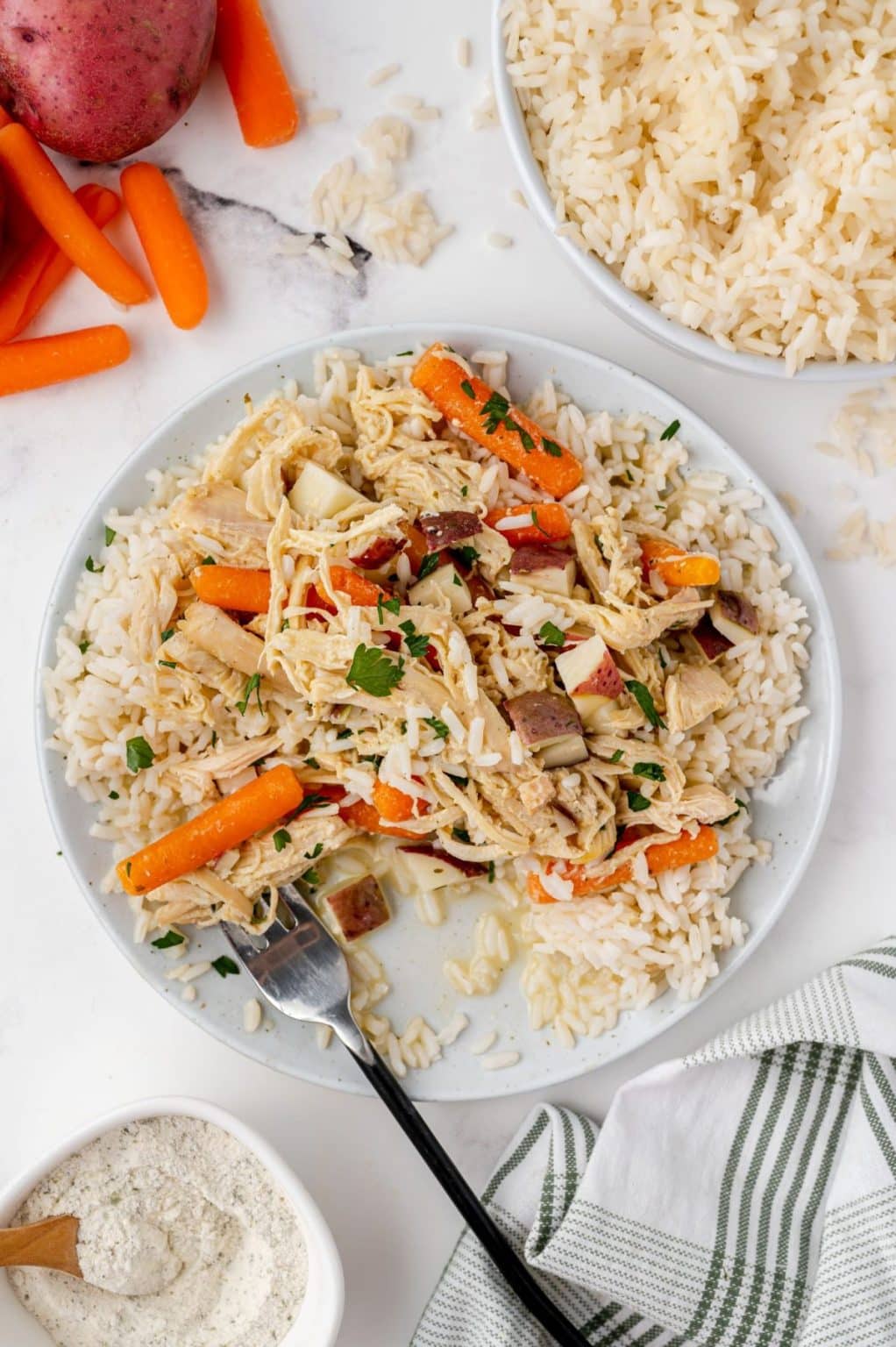 Slow Cooker Ranch Chicken - Kara Creates