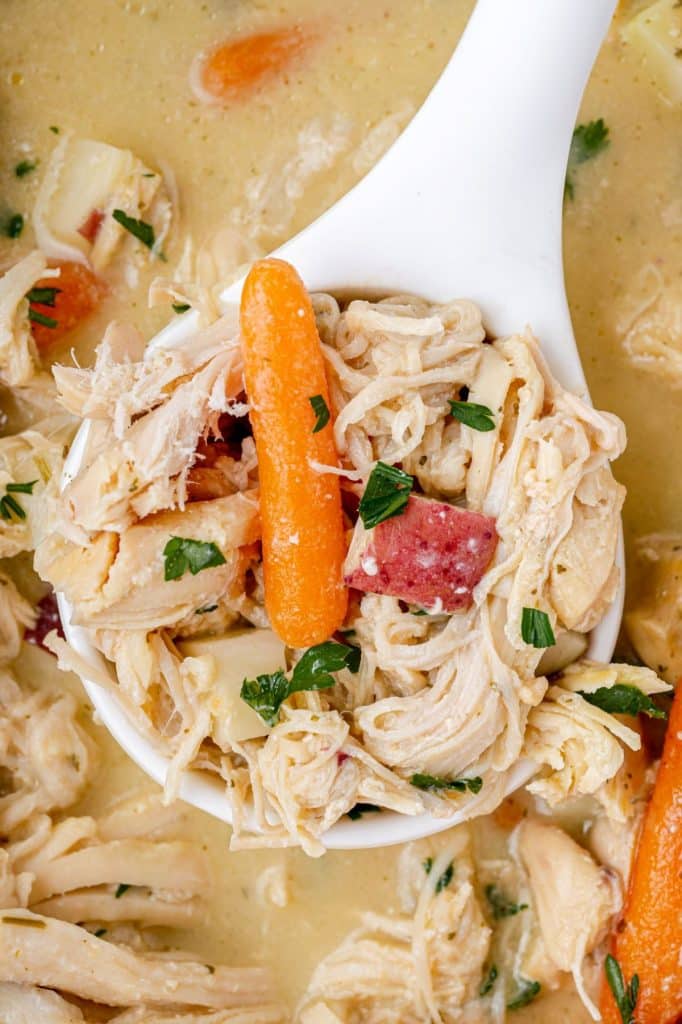 Slow Cooker Ranch Chicken - Kara Creates
