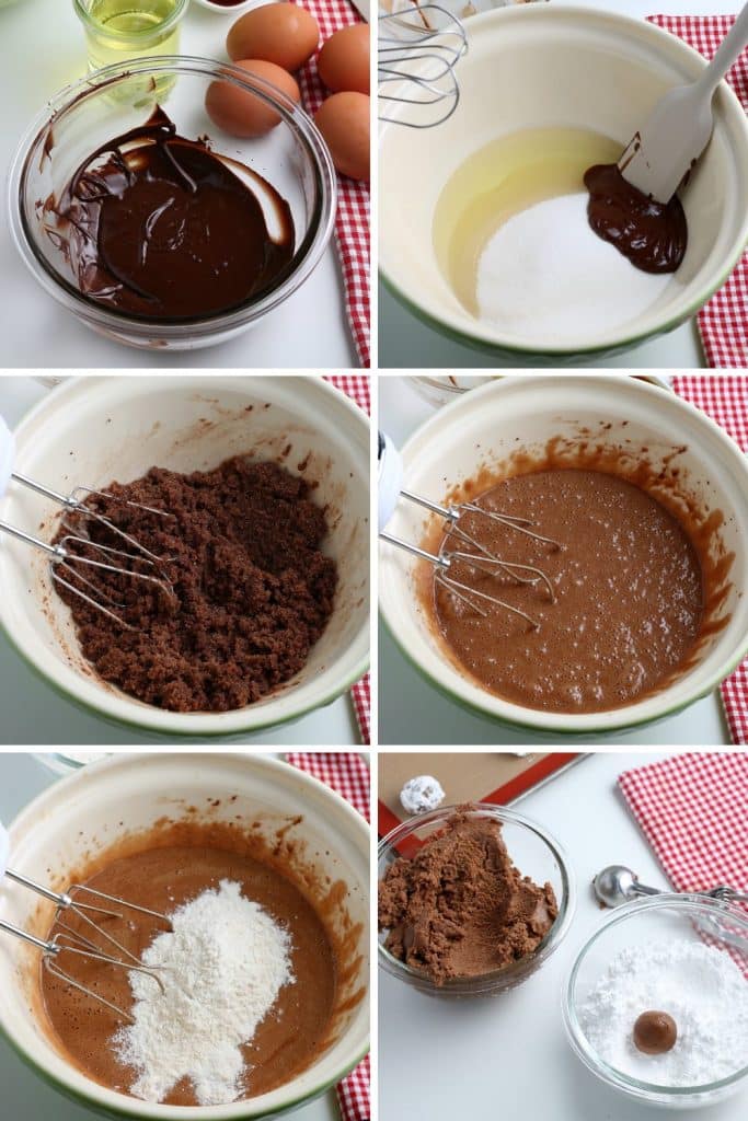 Chocolate Crinkle Cookies - Kara Creates