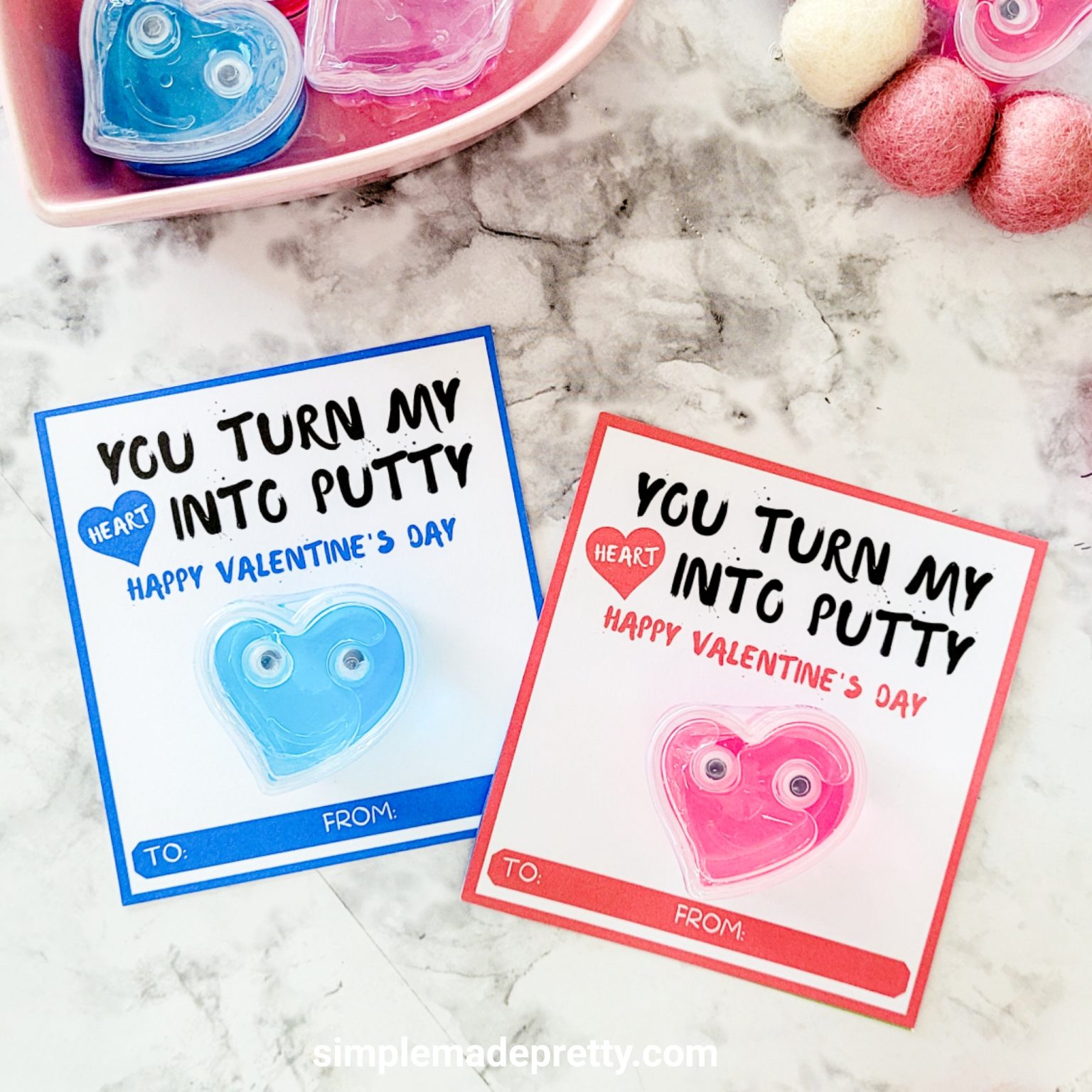 Free Printable Valentine's Day Play Dough Mats - Kara Creates