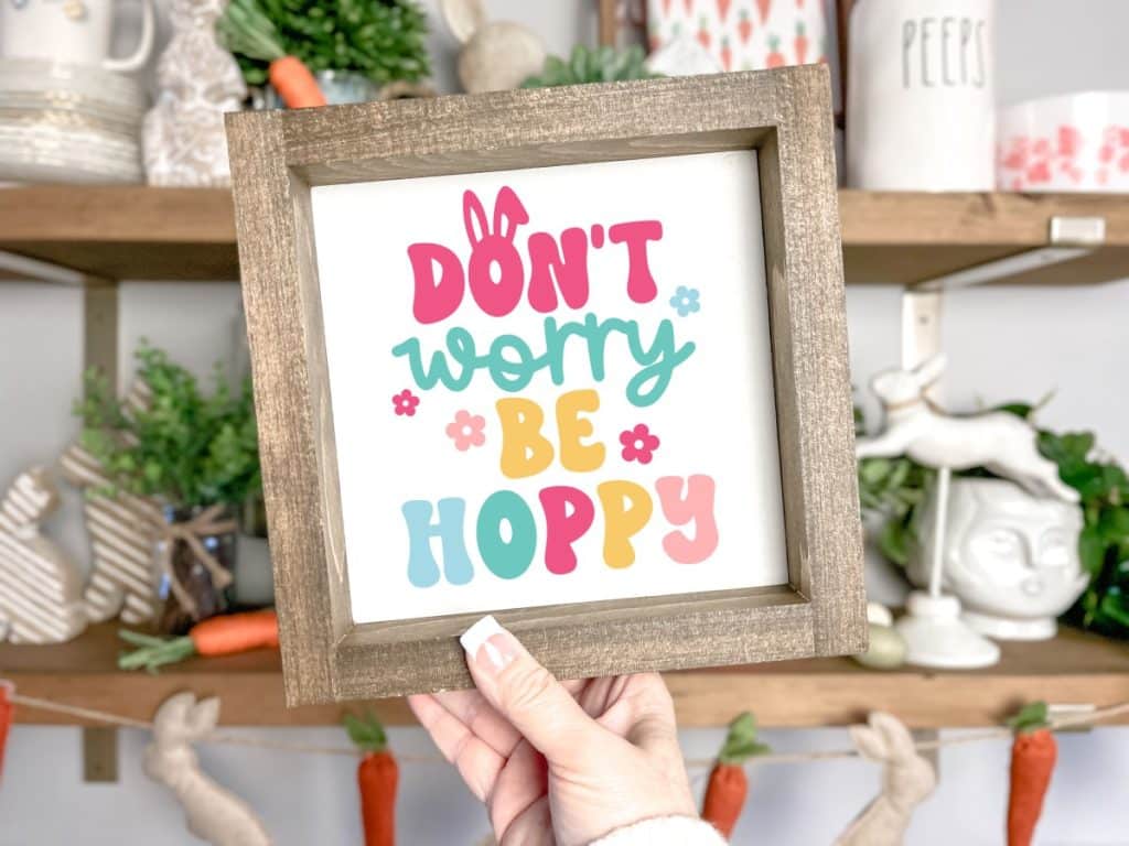 Don't Worry Be Hoppy SVG Cut File - Kara Creates
