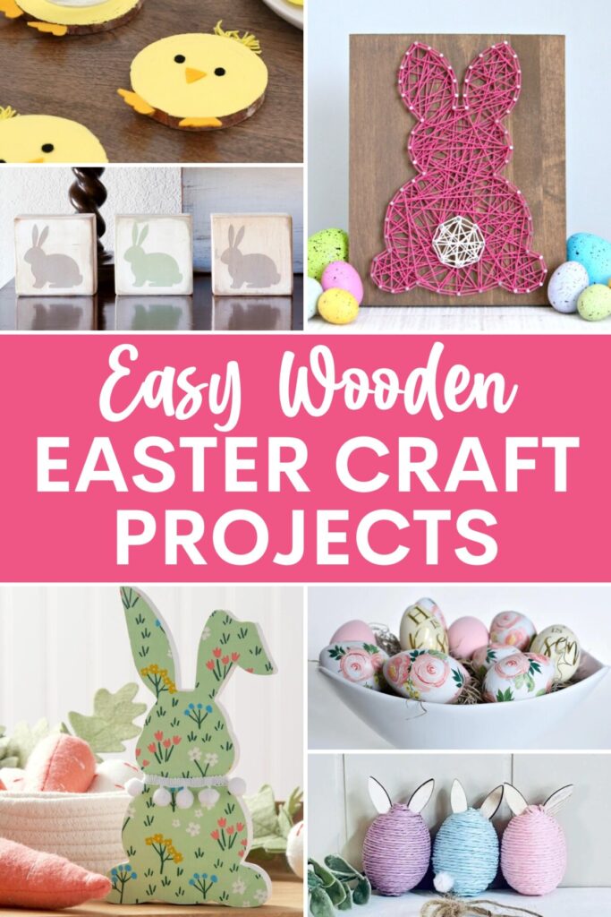 Easy DIY Wooden Easter Craft Projects - Kara Creates