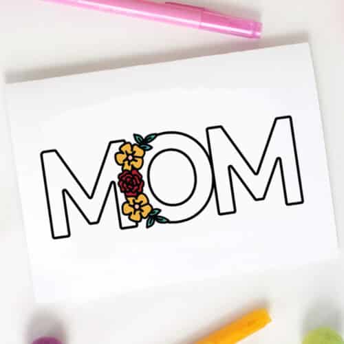 Happy Mother's Day Cake Topper Cut File - Kara Creates