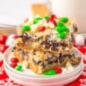 Christmas Magic Cookie Bars - Holiday Seven Layer Bars - Kara Creates
