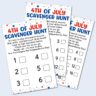 Free Printable 4th of July Scavenger Hunt for Kids - Kara Creates