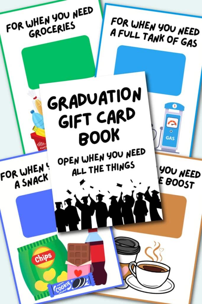 Free Printable Graduation Gift Card Book - Kara Creates