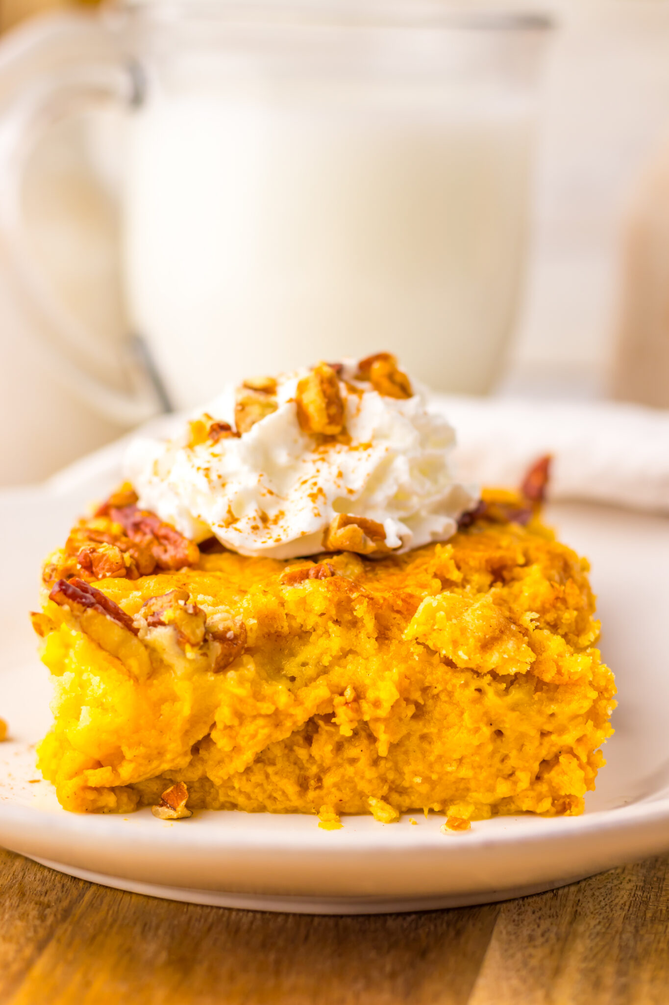 Easy Pumpkin Dump Cake Recipe - Kara Creates